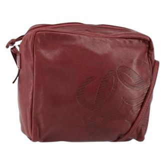 Loewe Pre-owned Ledertasche - - Pre-owned - Damen - Rot - ONE SIZE
