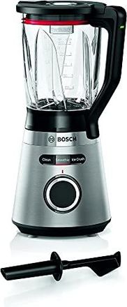 Bosch Serie 4 MMB6382M blender Mélangeur de table 1200 W Noir, Acier inoxydable
