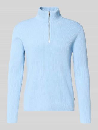 Lindbergh Strickpullover mit Stehkragen und Rei&szlig;verschluss