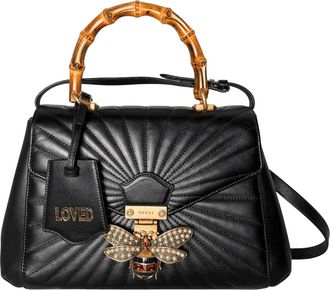 Gucci Hobo Bags - Gucci Queen Margaret Top Handle Tasche Schwarz / s - Gr. unisize - in Schwarz - f&uuml;r Damen