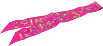 Herm&egrave;s Pre-owned Twilly Scarf - Femme - Pre-owned - Rose - Taille: ONE Size