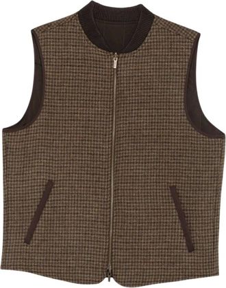 MC2 Saint Barth Gilet Spencer - Homme - Vestes - Brun - Taille: L