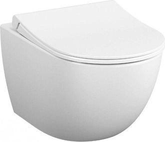 Vitra Sento SmoothFlush Randlose Toilette + Sitz mit Fallbremse, Wei&szlig; (7848-003-6147) - Vitra