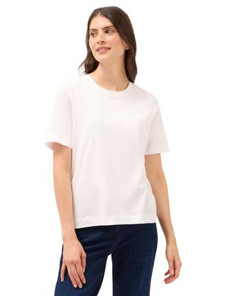 Cecil T-Shirt mit Wording Artwork Vanilla White M