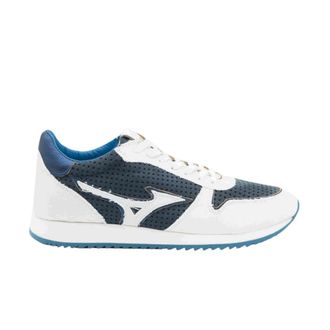 Mizuno Leichte Blaue Leder- und Leinwand-Sneakers - - Shoes - Herren - Blau - 42 1/2 EU