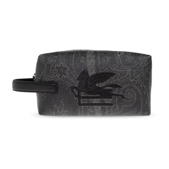 Etro Logo Kosmetiktasche - - Bags - Herren - Grau - ONE SIZE