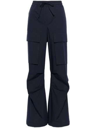 P.A.R.O.S.H. Cargohose mit geradem Bein - Blau