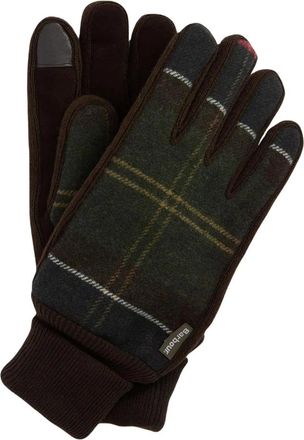 Barbour Homme, Accessoires, Vert, Taille: M Gants tartan Hackney