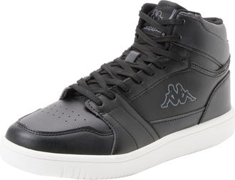 Kappa Herren Logo Basil Md Walking-Schuh, Black White, 41 EU