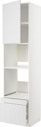 IKEA METOD / MAXIMERA Hs f Ofen/Kombiof m Tür/2 Schubl