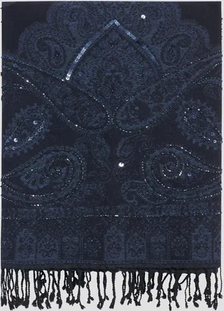 Gerard Darel Echarpe &agrave; sequins en laine - SIRINE