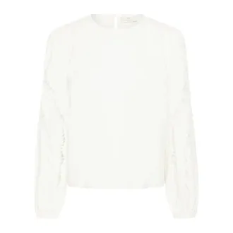 Kaffe KAroxy Blouse - Femme - Blouses et Chemises - Blanc - Taille: 42 FR