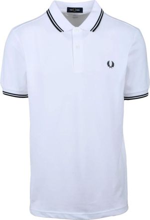 Fred Perry Homme, Tops, Blanc, Taille: M Polo