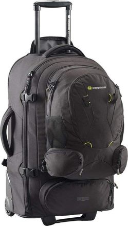 Caribee Sky Master 70 Liter - Reiserucksack - Rucksacktrolley - Rucksack mit Rollen und abnehmbarem Tagesrucksack, Farbe: Schwarz (Modell 2014)