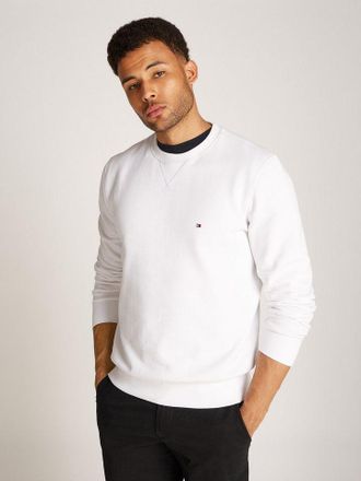 Tommy Hilfiger Sweatshirt ESSENTIAL FLEECE CREWNECK mit Tommy Hilfiger Logostickerei, Regular Fit