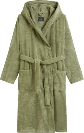 Marc O'Polo Bademantel Timeless Men Moss Green, XXL - 100% Bio-Baumwollfrottier - Uni