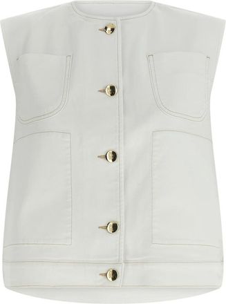 Fabiana Filippi Femme, Blouses et Chemises, Blanc, Taille: 40 FR Vestes