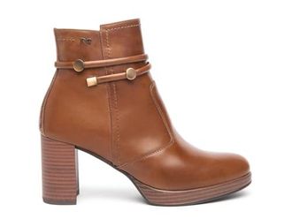 Nero Giardini I308246D Bottines Femme en Cuir - Marron 37 EU