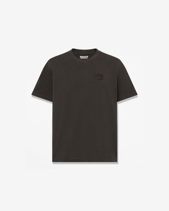 Timberland Kurzarm-T-Shirt mit Silikonaufn&auml;her f&uuml;r Herren in Schwarz, Herren, Schwarz, Gr&ouml;&szlig;e