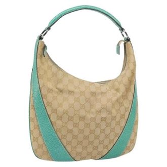 Gucci Sac bandouli&egrave;re en toile Pre-owned - Femme - Pre-owned - Beige - Taille: ONE Size