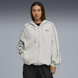 Puma Hoodie T7 PUMA x ROS&Eacute; Femme, V&ecirc;tements, Gris, S