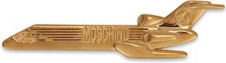 Moschino Broche en forme davion - Femme - Accessoires - Jaune - Taille: ONE Size