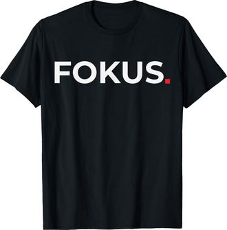 Neutral FOKUS. - Minimalistisches Statement Design T-Shirt