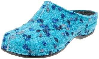 Berkemann Donata Damen Pantolette Hausschuh von Berkemann aus Filz mit Fu&szlig;bett Filzclog Damenhausschuh Pantoffel