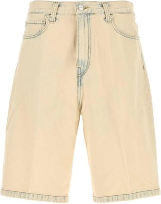 Carhartt Work in Progress Homme, Shorts, Beige, Taille: W34 Relaxed Fit Denim Shorts