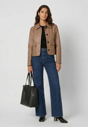 Ricano Lederjacke Paloma Handgefertigt aus echtem Lamm Nappa Leder