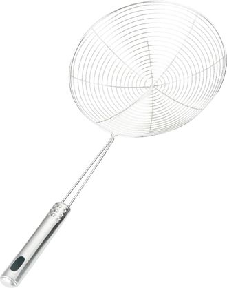 Generic K&uuml;chenaufsch&auml;umer - Frittierl&ouml;ffel, Lebensmittelaufsch&auml;umer mit langem Griff, Edelstahldrahtsieb, Lebensmittelsieb, h&auml;ngende K&uuml;chenutensilien, langer 