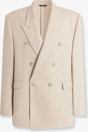 Dolce & Gabbana Hemp, silk and linen blazer - DOLCE & GABBANA - gender_Man