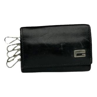 Gucci Porte-cl&eacute;s en cuir Pre-owned - Femme - Pre-owned - Noir - Taille: ONE Size