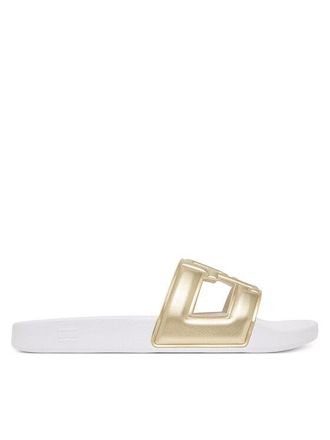 Tommy Hilfiger Pantoletten Monogram Pool Slide FW0FW09525 Goldfarben