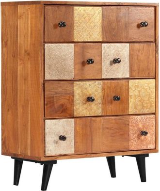 vidaXL Kommode 60x30x75 cm Massivholz Akazie - Vidaxl