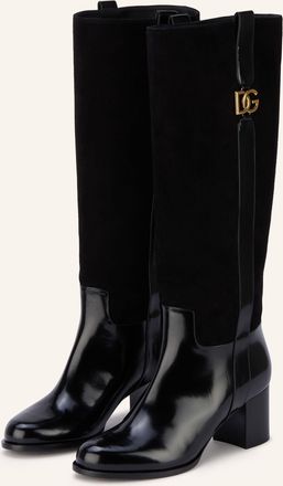 Dolce & Gabbana Stiefel schwarz