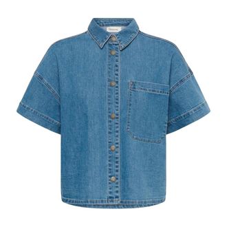 MY ESSENTIAL WARDROBE Blouses & Chemises - Femme - Blouses et Chemises - Bleu - Taille: 42 FR