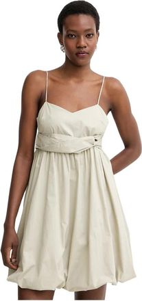 A|X Armani Exchange Balloon Mini Kleid - - Dresses - Damen - Beige - XS