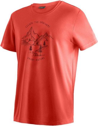 Maier Sports T-Shirt Dieter Print Herren Funktionsshirt, Freizeitshirt mit Aufdruck, Regular Fit