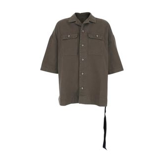 Rick Owens Camicia Magnum Tommy - - Shirts - Herren - Grau - M