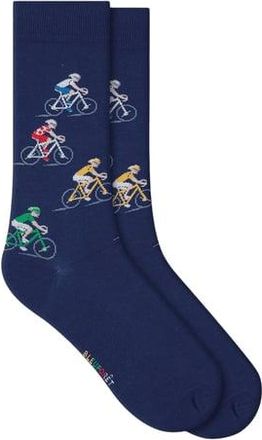 Bleufor&ecirc;t Chaussettes imprim&eacute;e en coton
