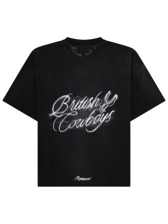 Represent Cotton-Hemp Blend T-Shirt - Black