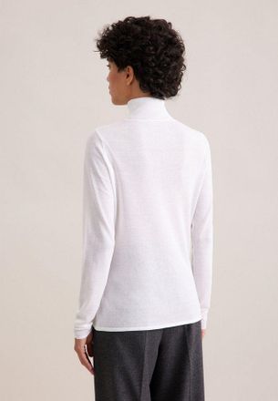 Seidensticker Strickpullover 1/1 Rollkragen Uni