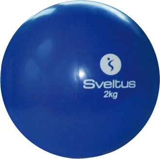 Sveltus Balle lestée Sveltus 2kg, Diamètre 12,5 cm, blau