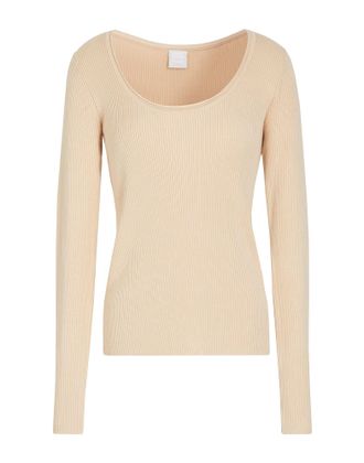8 by YOOX RIBBED KNIT SLIM FIT SCOOP CREW-NECK