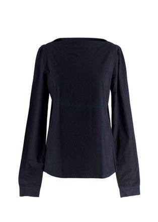 Prada Indigo Long Sleeve Top Size L