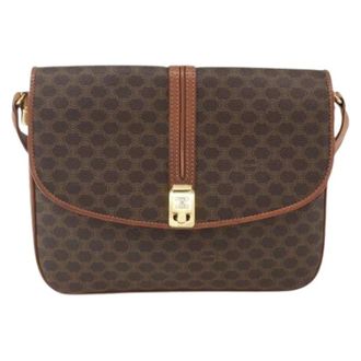Celine Pre-owned Sac bandouli&egrave;re vintage macadam - Femme - Pre-owned - Brun - Taille: ONE Size