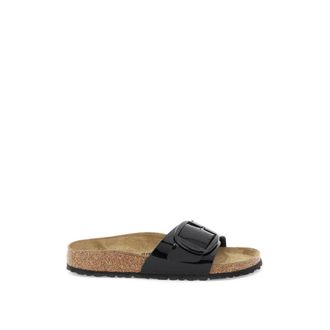 Birkenstock Femme, Chaussures, Noir, Taille: 42 EU Mules Madrid Grande Boucle en Cuir Vernis