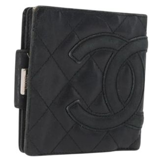 Chanel Pre-owned Vintage Leder Portemonnaie - - Pre-owned - Damen - Schwarzk - ONE SIZE