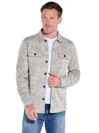 Engbers Sweatshirt Herren Overshirt strukturiert, Braunbeige